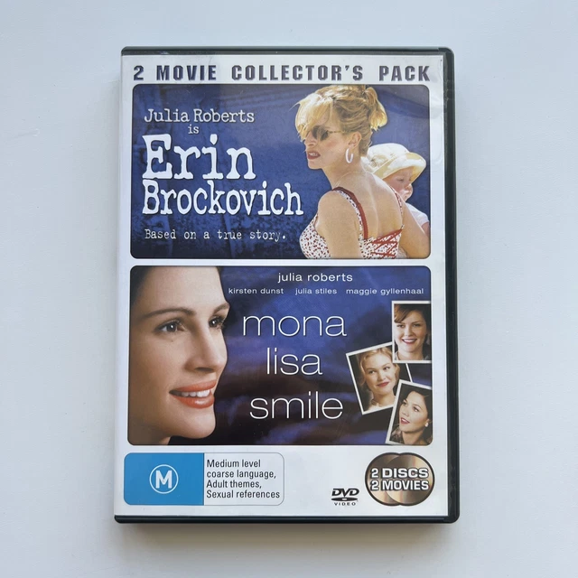 ERIN BROCKOVICH + Mona Lisa Smile 2DVD Set (Region 4) | Julia Roberts ...