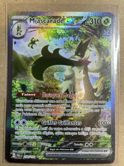 CARTE POKÉMON MIASCARADE Ex 256/193 Alternative EV02 Évolutions à ...