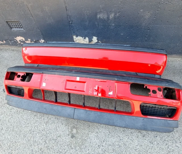 VW GOLF GTI MK3 Front & Rear Bumpers Red 1992–1998 OEM Original Pair £ ...