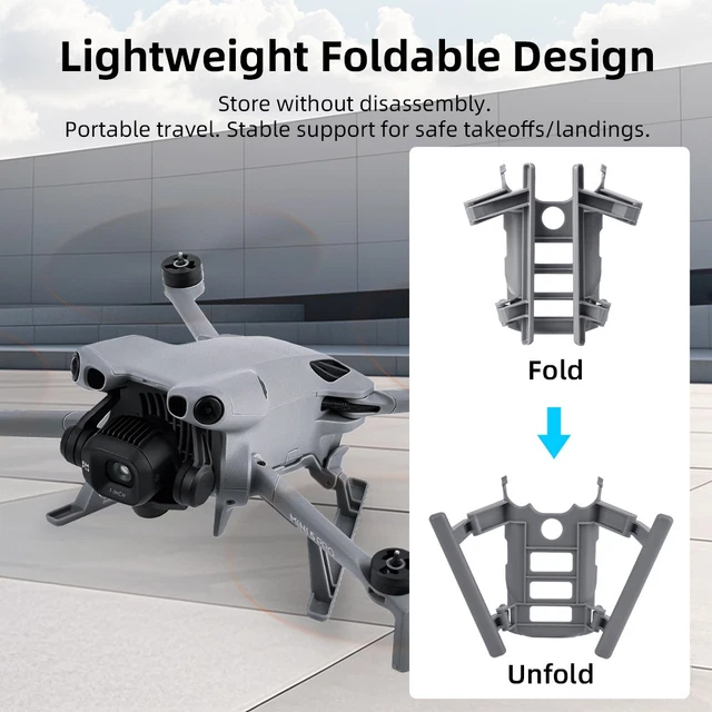 FOR DJI MINI 5 Pro Drone Landing Protection Legs Landing Gear Sled ...