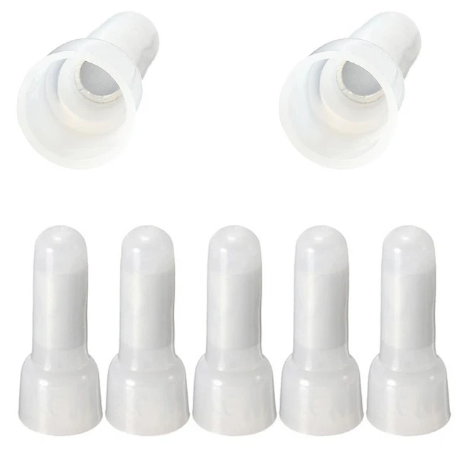 100 PCS 16-14 AWG Electrical Wire Connectors Closed End Crimp Caps ...