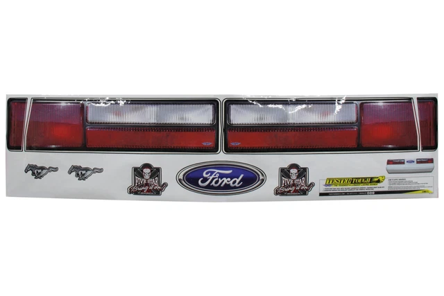FIVE STAR RACE Car Bodies 915-450-ID BUMPER COVER DECAL, Graphics, Tail ...