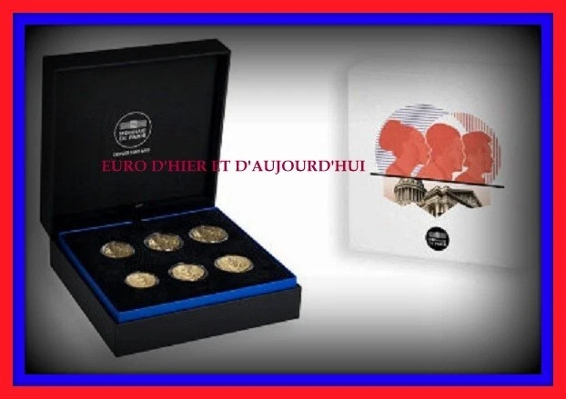 SEXTUPLE FRANCE 2024 BE Anciennes nouvelles faces 10, 20, 50 CENT 2023 ...