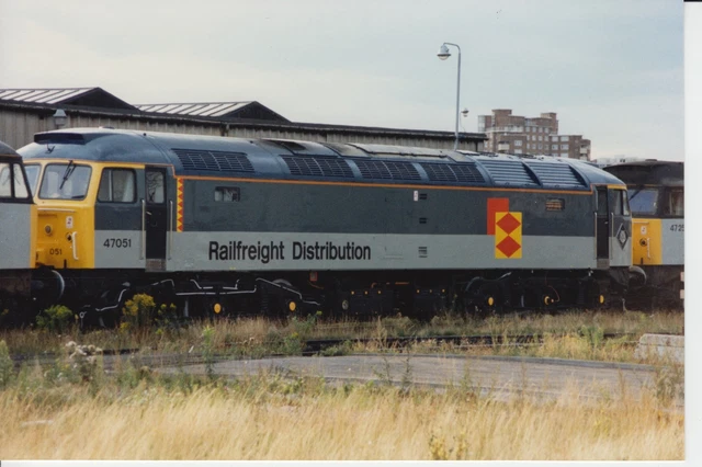 RAILWAY PHOTOGRAPH CLASS 47 47051 at Saltley 21/08/94 £2.85 - PicClick UK