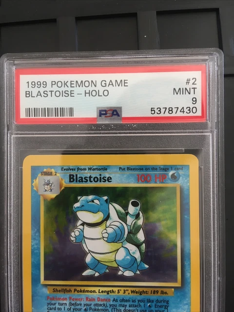 TORTANK 2/102 BLASTOISE Set De Base Pokémon 1999 PSA9 EUR 1.100,00 ...