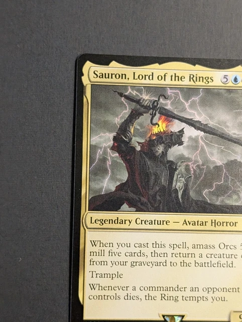 MTG CARD - 1x Sauron Lord of the Rings - NM Pack Fresh LOTR Magic The ...