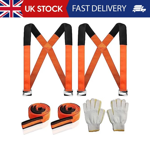 LIFTING STRAPS FOR Movers, ZIZINET Moving Strap Load Capacity 150 kg ...