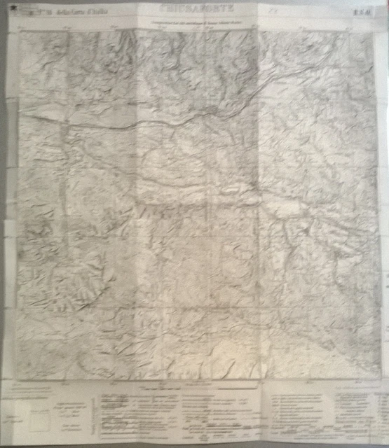 CART.GEOGRAF.DI GUERRA - Chiusaforte - F°. 14 Della Carta D'italia - N. 28 EUR 26,00 - PicClick IT