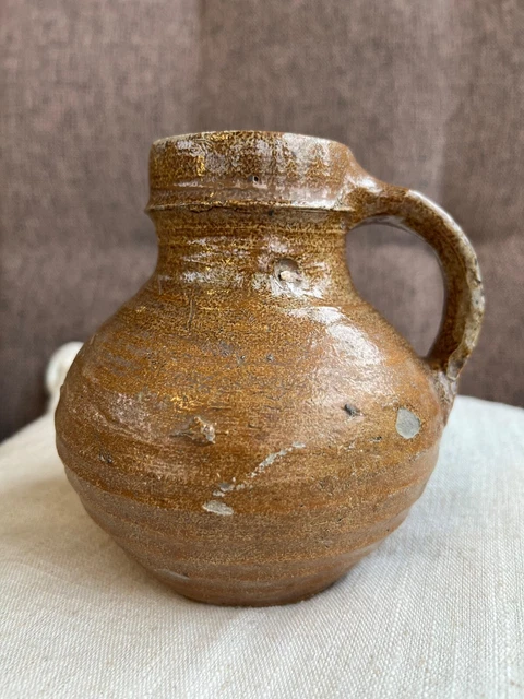 ANTIKER STEINZEUG KRUG Raeren 16. Jahrhundert Mittelalter Keramik Bellarmine EUR 149,00 ...