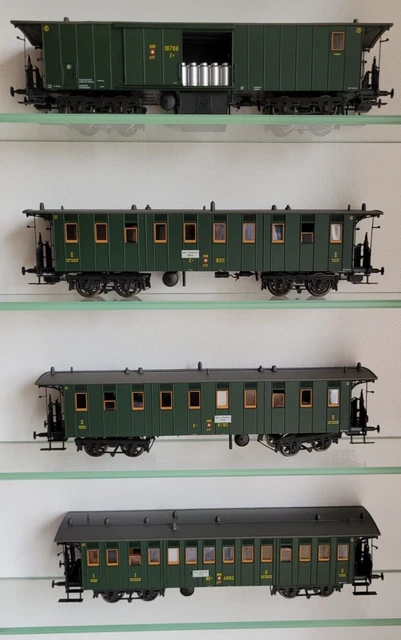 BRAWA 45061 45062 45063 45067 4-teiliges Set Personenwagen SBB DC EP II ...