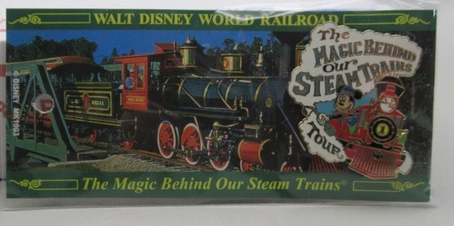 DISNEY EXCLUSIVE PIN The Magic Behind our Steam Trains Tour Mickey ...