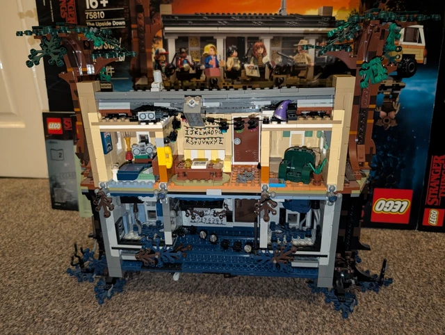 LEGO STRANGER THINGS The Upside Down 75810 With Box Mini Figures Rare ...