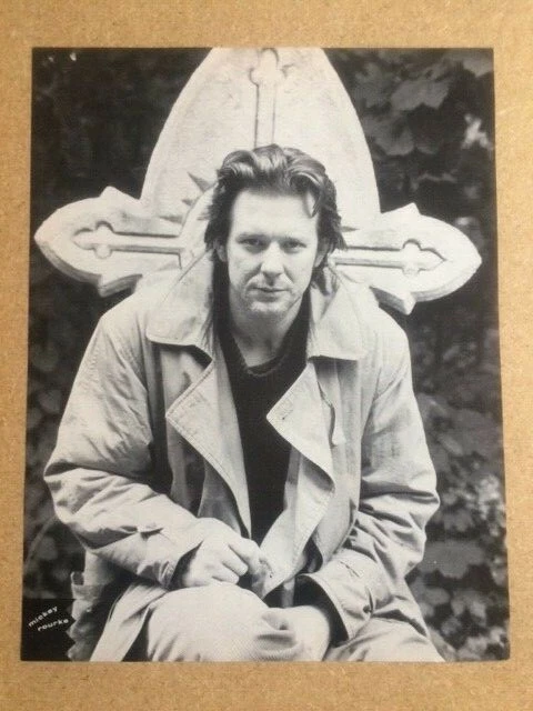 MICKEY ROURKE ORIGINAL Vintage Film Review Magazine Poster EUR 17,98 ...