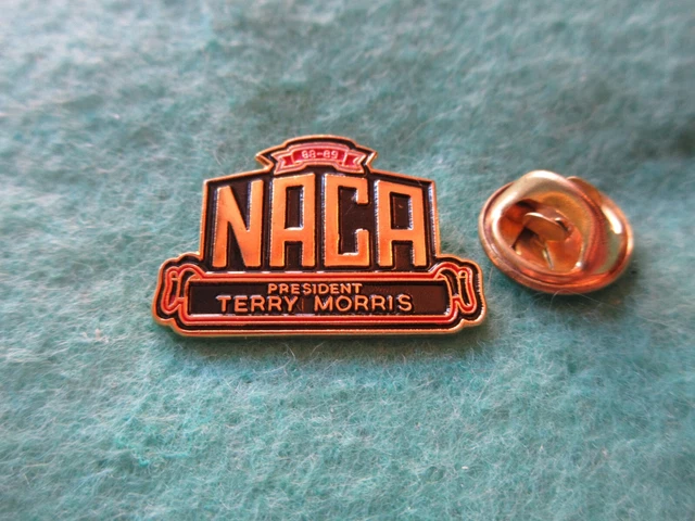 NACA PRESIDENT TERRY Morris Curling Lapel Pin $6.00 - PicClick CA
