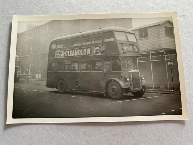BUS PHOTO LEEDS Batley Roadside Double Decker Service 21 HD 8533 1963 £ ...