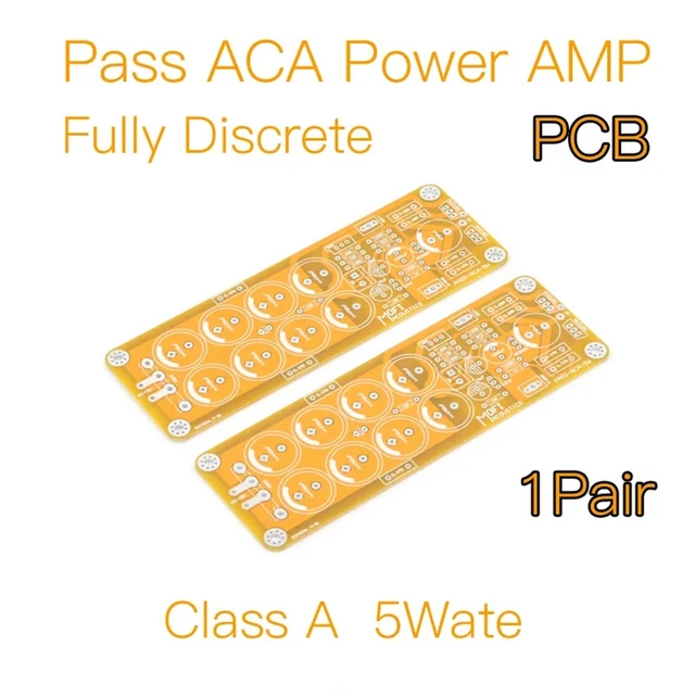 1 PAIRE DE cartes PCB amplificateur de puissance Pass ACA Fully MOSFET ...