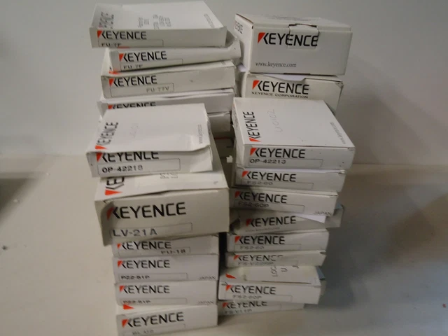 KEYENCE FS-T2P ONE Touch Calibration Fibre Optic Sensor Fst2P New *Free ...