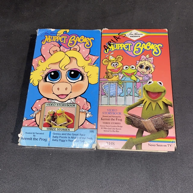 MUPPET BABIES VIDEO Storybook VHS Lot of 2 EUR 7,48 - PicClick FR