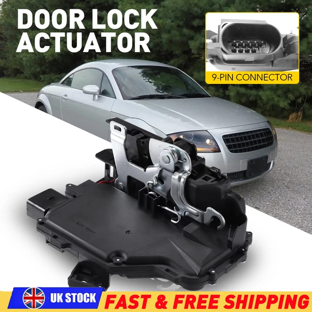 FOR 1998-06 AUDI Tt Mk1 (8N) Drivers Front Right Door Lock Actuator ...