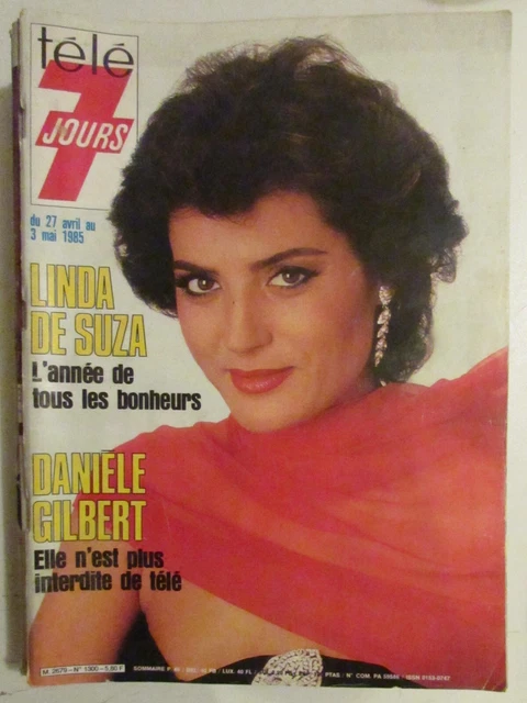 PROGRAMME TÉLÉVISION TÉLÉ 7 JOURS N° 1300 de Mai 1985 DE SUZA DANIÈLE GILBERT EUR 5,00 - PicClick FR