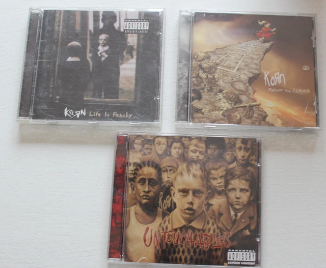 KORN, UNTOUCHABLES / life is peachy / follow the leader , lot de 3 CD ...