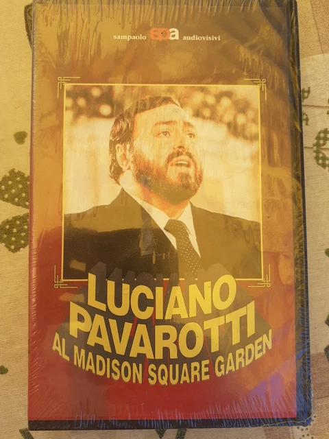 CASSETTA VHS, Luciano Pavarotti , Al Madinon Square Garden, Sigillata ...