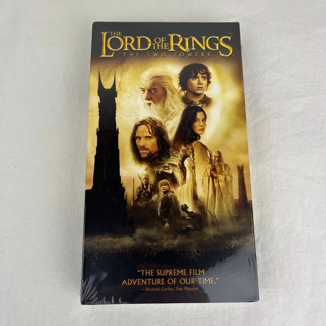 LORD OF THE Rings: The Two Towers VHS New Sealed Warner Home Video ...