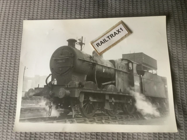 RAILWAY STEAM PHOTOGRAPH - 44408 AT NORMANTON SHED - 1960’s. (OLD LARGE ...