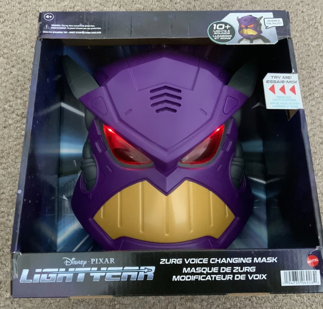 DISNEY PIXAR LIGHTYEAR Zurg Voice Changing Mask Buzz Toy Story New £17. ...