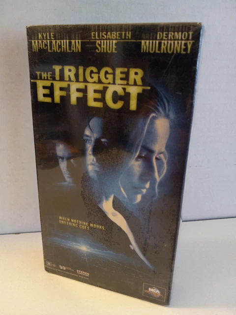 THE TRIGGER EFFECT VHS Kyle MacLachlan Elisabeth Shue 1997 New Sealed ...
