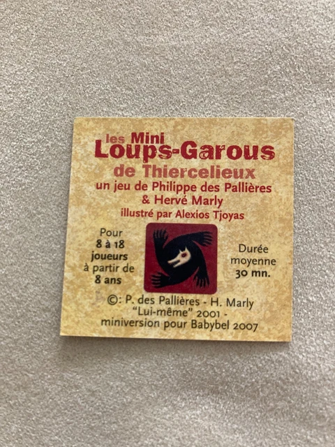 LES MINI LOUPS-GAROUS de Thiercelieux / Cartes 4 x 4 cm Miniversion ...