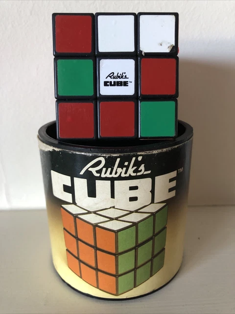 VINTAGE ORIGINAL BOXED Rubik's Cube 3x3 Puzzle Retro Toy Rubric Rubix ...