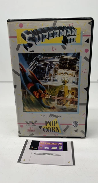 RARE VHS POP Corn Superman 3 Cassette Video Vf EUR 29,90 - PicClick FR