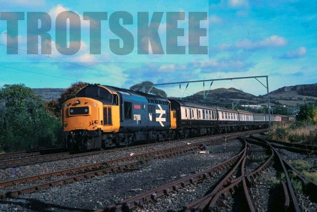 35MM SLIDE BR British Rail Diesel Loco Class 37 37188 c1986 Original £ ...