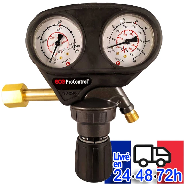 MANO DETENDEUR AZOTE 20 bars fuite azote hydrogene recherche fuites ...