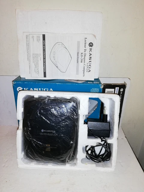 WALKMAN DISCMAN KASUGA Kd-390 En Boite Et Notice Chargeur Fonctionne EUR 25,00 - PicClick FR