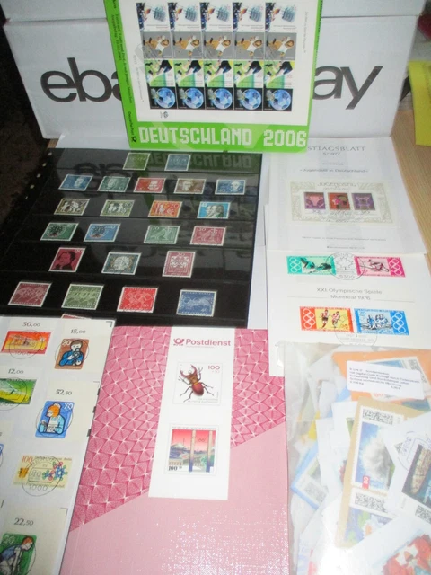 BRIEFMARKEN WUNDERKARTON BUND/BERLIN zum 45 Betriebsjubiläum, Fundgrube ...