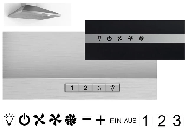 EXTRACTOR SWITCH SYMBOLS switch sticker haze hood symbols Rt97/3 £5.98 ...