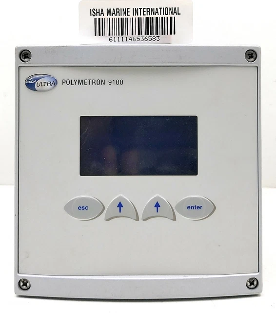 HACH ULTRA POLYMETRON 9100 Analyzer 9125 Conductivity Transmitter ...