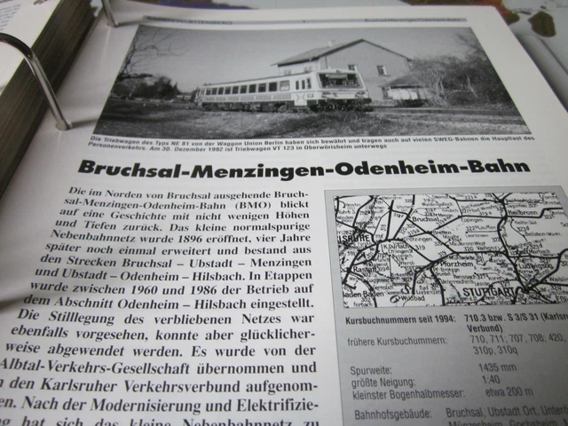 NEBEN - SCHMALSPURBAHNEN 13 Bruchsal Menzingen Odenheim 40S EUR 18,16 ...