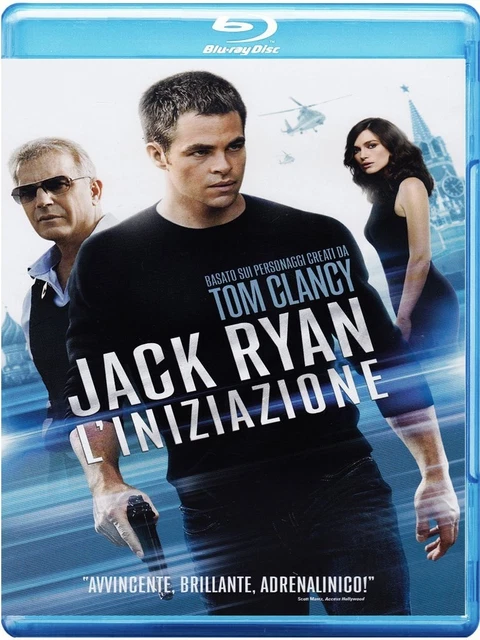 JACK RYAN - L'Iniziazione (Blu-ray) Knightley Costner EUR 10,37 ...