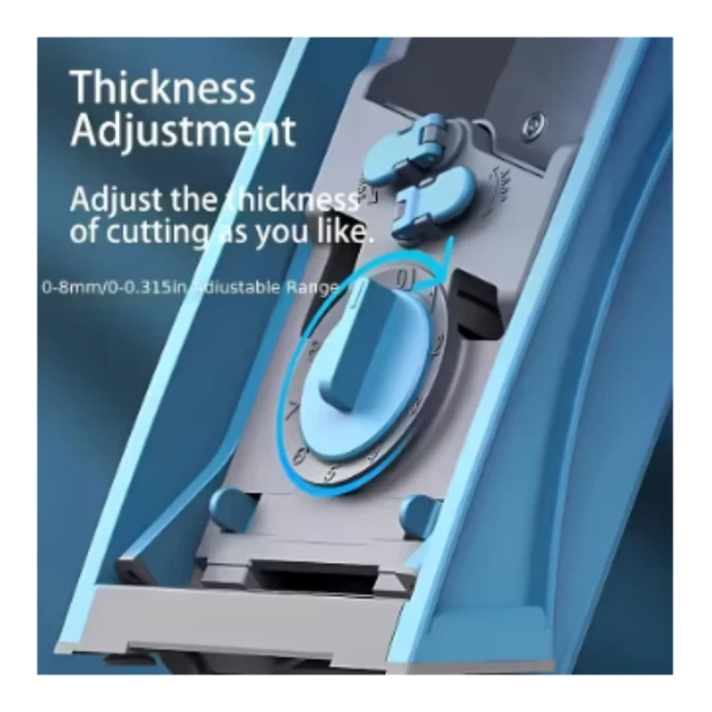 ADJUSTABLE VEGETABLE SLICER 4 in 1 Dicer Julienne Cutter Safe Kitchen ...