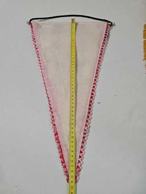 GAGLIARDETTO ATHLETIC CLUB Bilbao Calcio Spagna Satinato Rosso Bianco ...