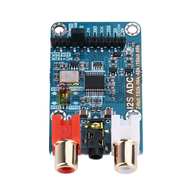 I2S ADC AUDIO I2S Capture Card Module Master-Slave Mode Development ...