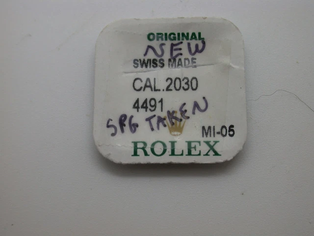 GENUINE ROLEX CALIBRE 2030 Part 4491 Shock Absorber for Balance Lower ...