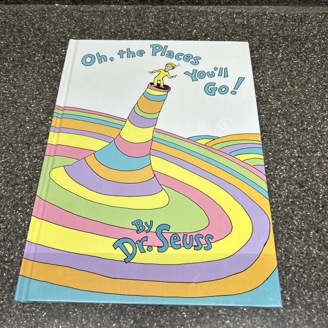 CLASSIC DR SEUSS Oh, the Places You'll Go! by Seuss (1990, Hardcover ...