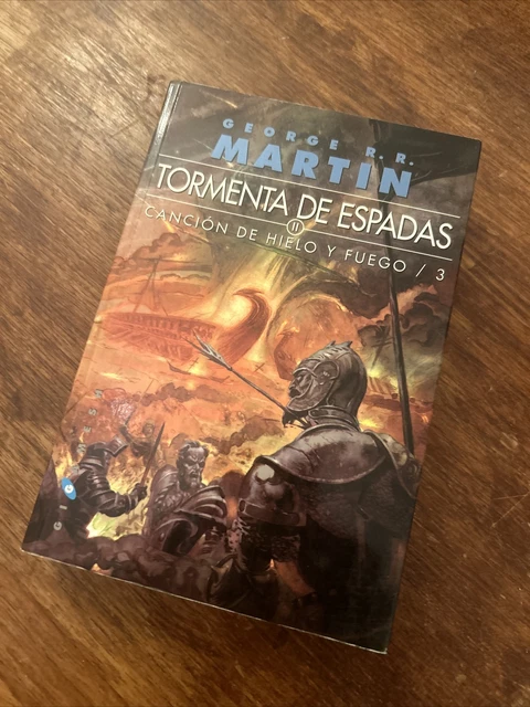 RARE GEORGE R R Martin Tormenta De Espadas Spanish Game Of Thrones Book ...