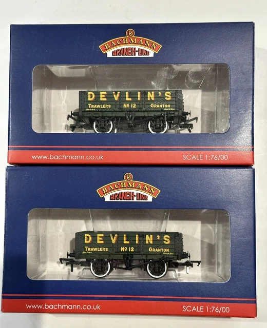 BACHMANN 37-050S X2 5 Plank Wagon Devlin’s Trawlers Exclusive ...