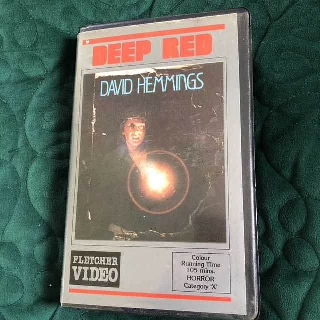 DEEP RED - Pre Cert Vhs Original Fletcher - Dario Argento - Rare £75.00 ...