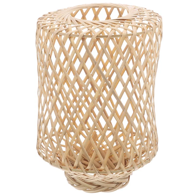 ABAT-JOUR PANIER EN Rotin De Lampadaire Cache Applique Osier Manuel EUR ...